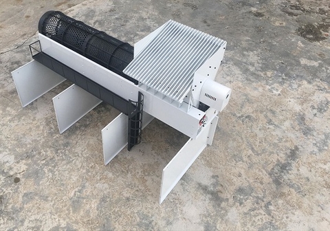 Trommel rc 1/14, sand screen rc 1/14 Rcmodeldesign.com