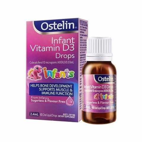 Vitamil D3 Ostelin Úc cho bé 2,4ml (0-12 tuổi) | MBMart.com.vn