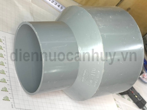 Côn thu nhựa uPVC Tiền Phong D160-110. Phụ kiện nối giảm đường ống quạt ...