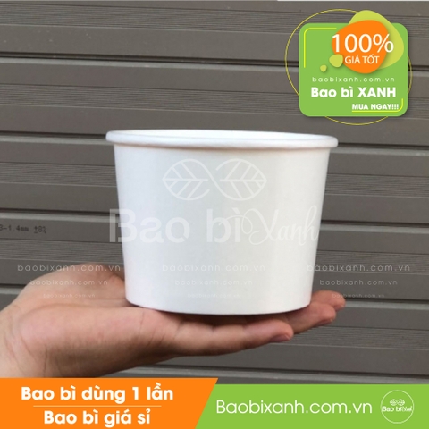 Tô giấy kraft 1000ml - Tô 1000ml đựng Cơm, Phở | ®BaobiXANH
