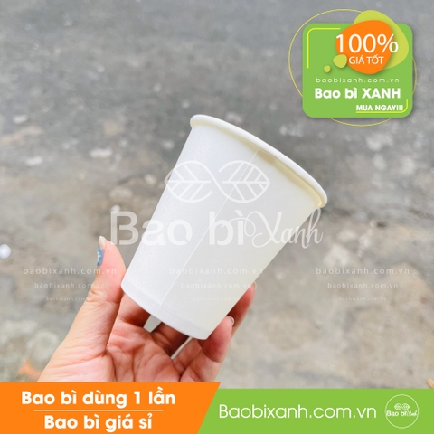 Ly giấy 7oz - 210ml đựng nóng (Nhỏ - Gọn - Tiện) | Bao bì XANH