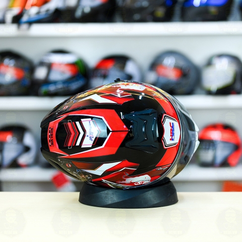 Mũ Fullface ROC 08 Plus 2024 Đen Bóng + Dán Tem CBR FREESHIP