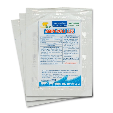 Rx-AMPI-COLI 125 (10 G/GÓI)-Thuốc kê đơn | Gấu Vàng