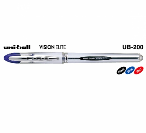Bút bi ký mực nước Uniball Vision Elite UB-200 chính hãng 0.8mm | Butve.com