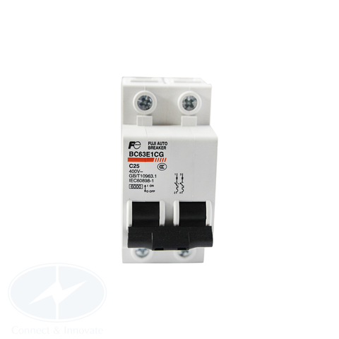 MCB (CB tép) Fuji Electric dòng BC-E BC63E1CG 2P 6kA | Điện City