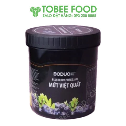 MỨT DÂU BODUO - 1kg - DOBUO | Mứt - Sinh Tố làm Trà Sữa - TOBEE FOOD