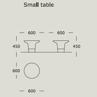 Bàn trà- Poller Coffee Table | HF Interior