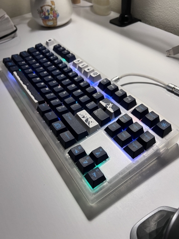 Combo custom MK870 - Yellow - Rainbow | Kicap