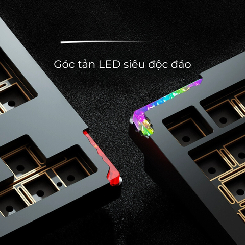 Infi75 Lite - Bàn phím cơ custom 75% núm xoay, 3 mode, RGB | Kicap