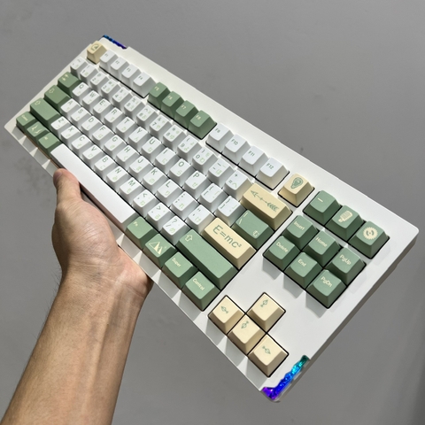 Infi75 Lite - Bàn phím cơ custom 75% núm xoay, 3 mode, RGB | Kicap