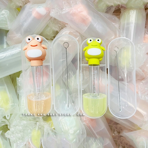 Ống bón thuốc, sữa hình Chú Ếch