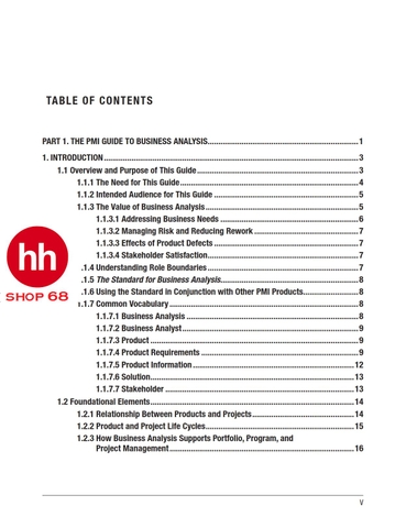 The PMI Guide to Business Analysis