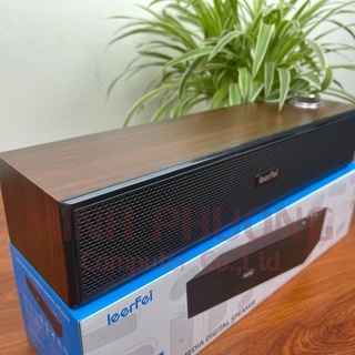 Loa Máy Tính Leerfei 2.0 E-350M Để Bàn Vân Gỗ Dùng Cho ĐT, TV, Laptop