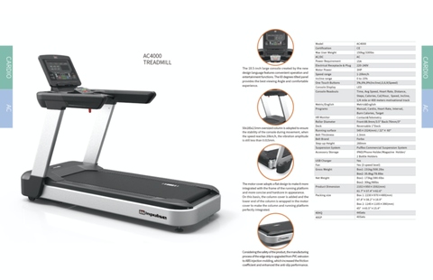 Máy chạy bộ điện Impulse AC4000 | Dụng cụ thể thao Tuấn Vũ