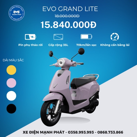 XE MÁY ĐIỆN EVO GRAND LITE