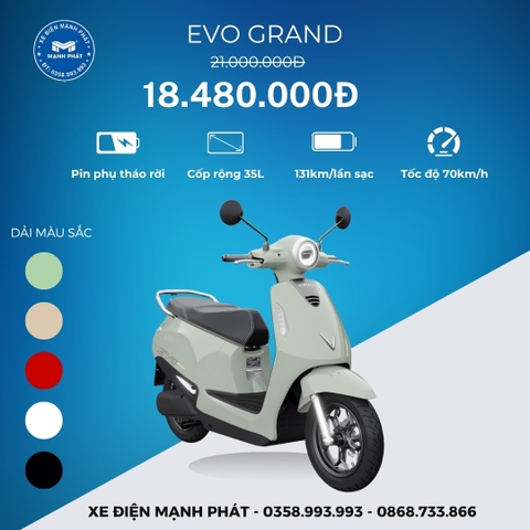 XE MÁY ĐIỆN EVO GRAND