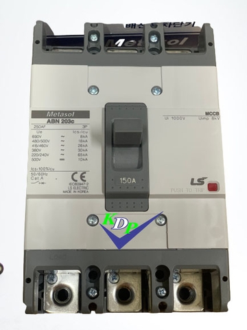 MCCB LS 3P 150A 30kA ( ABN203c )