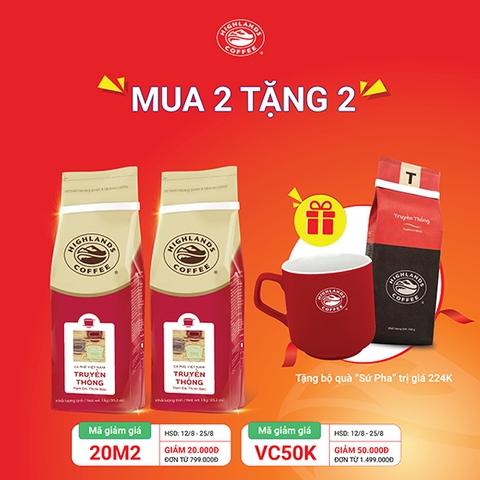 Cà phê rang xay | Highlands Coffee CPG