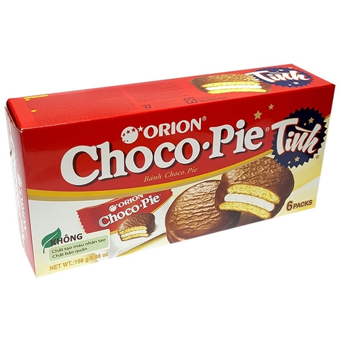Bánh ChocoPie-Orion, hộp (198g/6p*33g), Siêu thị Đức Thành