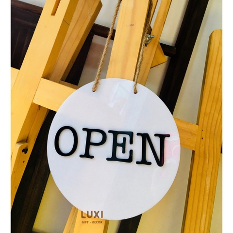 Bảng open welcome | LUXI decor