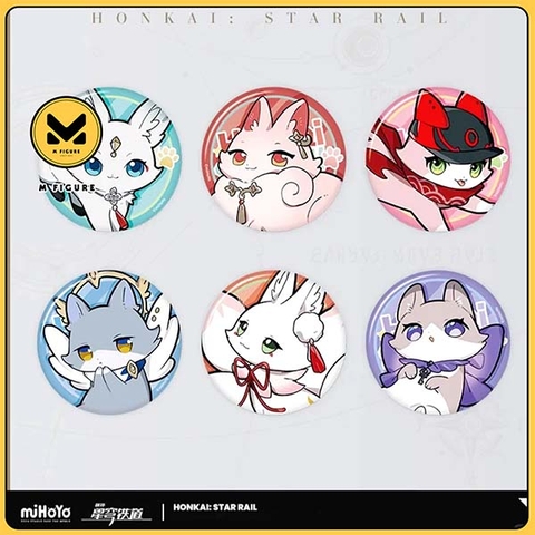 HUY HIỆU Honkai: Star Rail Badge (Set) - Honkai: Star Rail Little Cat ...