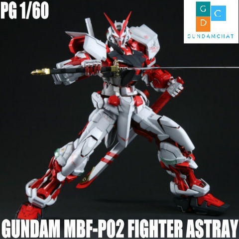 Mô Hình Lắp Ráp PG 1/60 MBF-P02 FIGHTER ASTRAY RED FRAME kèm LED - GDC