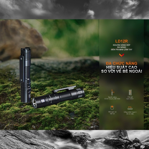 Fenix LD12R Đèn Pin Cầm Tay Cắm Trại | Công Ty TNHH ProCamping