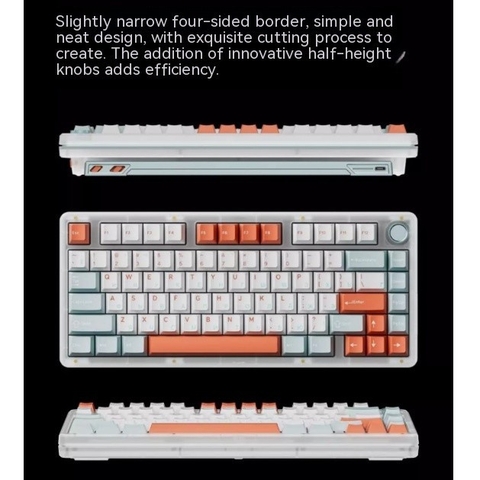 Bàn phím cơ Infi75 Lite | Mạch Xuôi 3 Modes | Màn Hình LCD