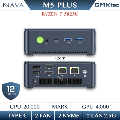 NucBox M5 AMD Ryzen 7 5825U - Win11 Pro - Máy tinh Mini PC GMKtec NAVA ...