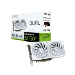 Card đồ họa Asus Dual GeForce RTX 5060 Ti 16GB GDDR7 White OC Edition
