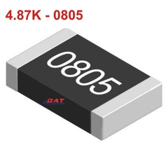 Điện Trở Dán 4K87 4.87K 0805 SMD 1% | Điện Tử DAT