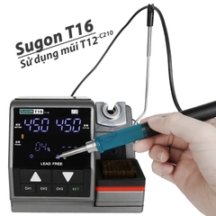 Trạm Hàn Thiếc SUGON T16 Mũi Hàn T12 | Trinh Trần Gsmsuppliers