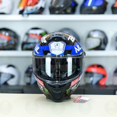 Mũ Fullface ROC 08 Plus 2024 Đen Bóng + Dán Tem Shark Monster FREESHIP