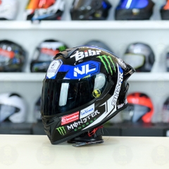 Mũ Fullface ROC 08 Plus 2024 Đen Bóng + Dán Tem Shark Monster FREESHIP