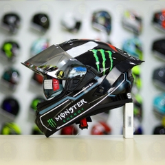 Full Combo Mũ EGO E81 Tem Decal SHARK Race Pro Lorenzo FREESHIP