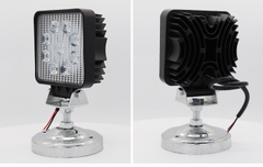 Đèn pha led 12-80V 27W (9 bóng led) dùng cho xe hơi, xe nâng, xe xúc | GIA DỤNG ASIA