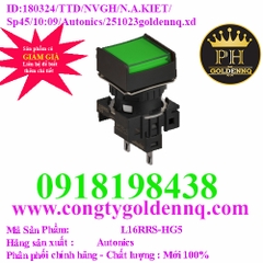 Đèn báo Ø16 có lỗ lắp đặt Autonics L16RRS-HG5 | Công Ty TNHH Tổng Hợp Quốc Tế Golden NQ