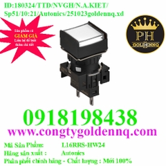 Đèn báo Ø16 có lỗ lắp đặt Autonics L16RRS-HW24 | Công Ty TNHH Tổng Hợp Quốc Tế Golden NQ