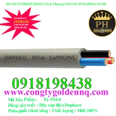 Daphaco Fa 3X4.0 : Dây cáp pha mềm 3 lõi, ruột đồng 300V | Công Ty Quốc Tế Golden NQ