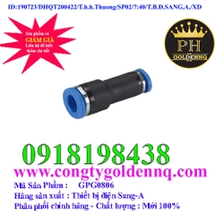 Nối ống thẳng Ø8 – Ø6 Sang-A GPG0806 | Công Ty TNHH Tổng Hợp Quốc Tế ...