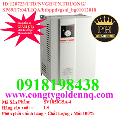 Biến Tần LS SV185IG5A-4 18.5kW 3 Pha 380V | Công Ty TNHH Tổng Hợp Quốc Tế Golden NQ
