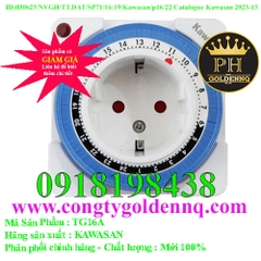 Ổ cắm hẹn giờ KAWA TG16A | Công Ty Quốc Tế Golden NQ