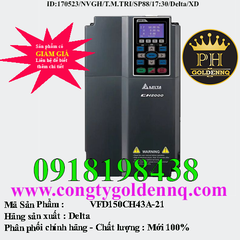 Biến tần Delta VFD150CH43A-21 15kW 3 Pha 380V giá rẻ, phân phối sỉ Biến ...