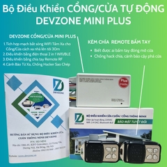 Bộ điều khiển đóng mở cổng tự động từ xa qua điện thoại thông minh DEVZONE HD Mini Wifi các loại ...