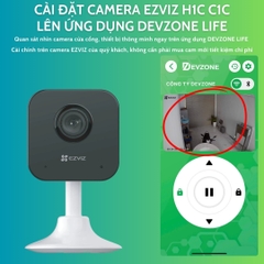 Mã license cài đặt tích hợp camera EZVIZ hiện lên app DEVZONE LIFE giám sát cửa cổng thiết bị ...