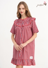 Đầm cổ tròn bèo - 50102 | Jubbie Homewear