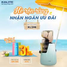 [HÀNG CHÍNH HÃNG] Máy ép chậm Kalite KL-598 (Xuất xứ Thái Lan) KL598 | ĐIỆN MÁY TÂY HỒ
