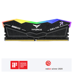 Ram PC TeamGroup T-Force Delta RGB (32GB, DDR5, 6000MHz, Black)