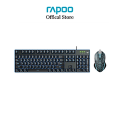 Bộ Bàn Phím Và Chuột Gaming Có Dây RAPOO V100S - Hàng Chính Hãng | TrustBuy