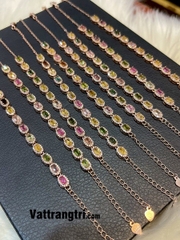 Lắc tay đá quý tourmaline vip bạc 925 | vattrangtri.com